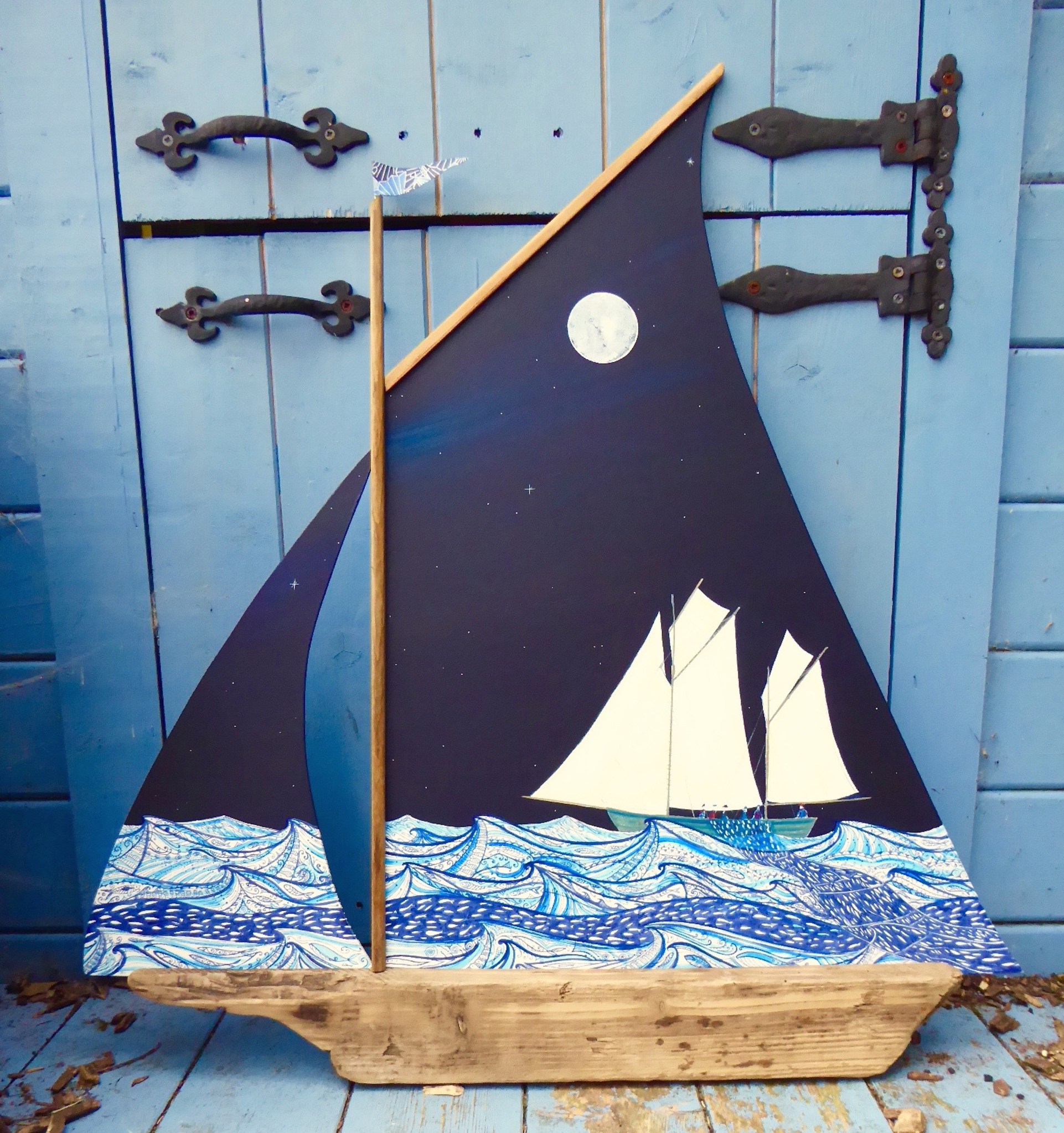 Sailboats | Art by Emily Longhurst
